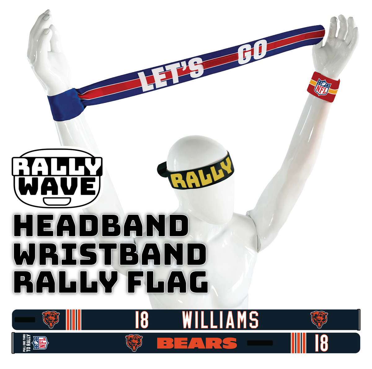 NFL Chicago Bears Caleb Williams Rally Wave – UPI Marketing, Inc.