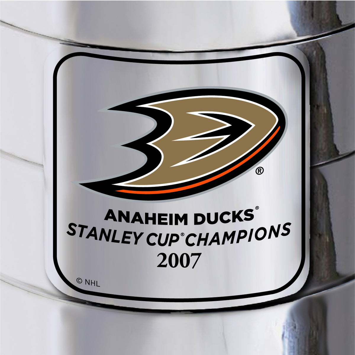NHL Officially Licensed 25" Replica Stanley Cup Trophy - Anaheim Ducks ...
